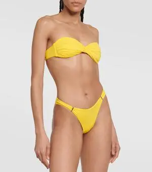 Melissa Odabash Martinique Bikini Top - Yellow