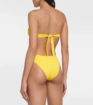 Melissa Odabash Martinique Bikini Top - Yellow