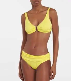 Melissa Odabash Bel Air Bikini Top - Yellow