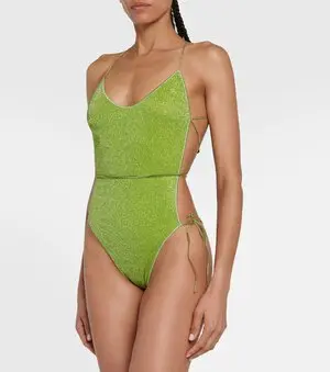 Oseree Lumière Self-tie One-piece Swimsuit