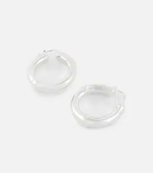 JIL SANDER Small Bamboo Hoop Earrings
