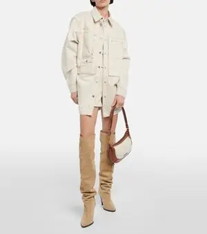 Isabel Marant Pearl Denim Jacket - Neutrals