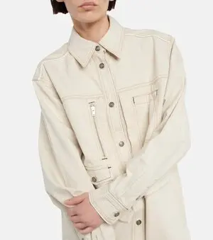 Isabel Marant Pearl Denim Jacket - Neutrals