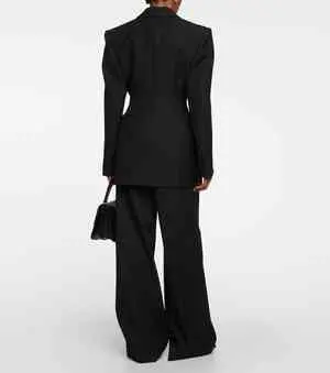 Wardrobe.NYC Wool Blazer - Black