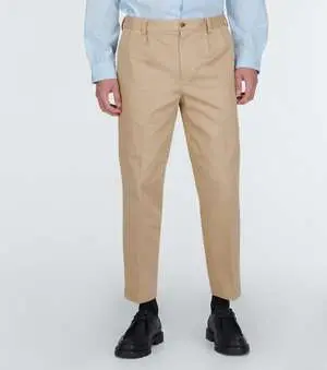 Junya Watanabe Cotton Gabardine Straight Trousers