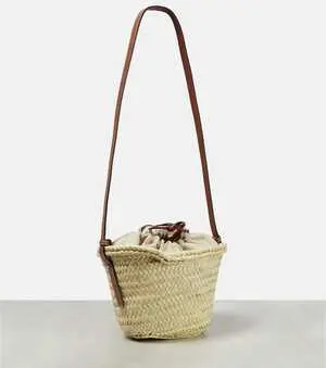 Loewe Anagram Woven Shoulder Bag