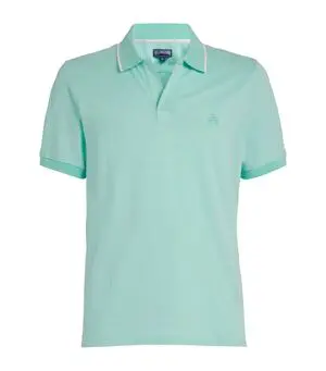 Vilebrequin Cotton Palatin Polo Shirt Green