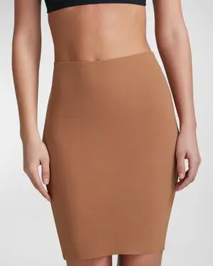 Commando High-rise Half Slip Caramel