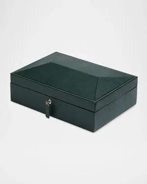 Wolf British Racing 10-piece Watch Box - Green