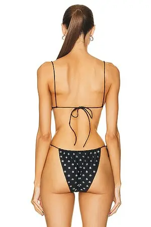 Alexander Wang Bikini Top In Black - 35% Off | Editorialist