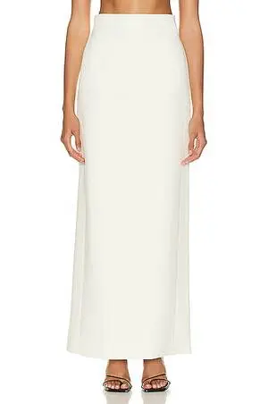 Wardrobe.NYC Column Skirt - Off White
