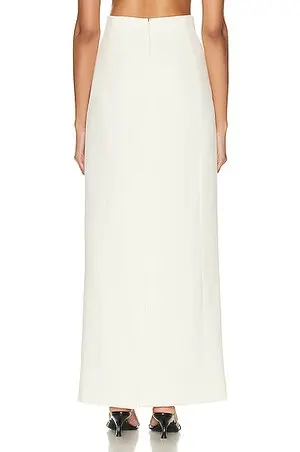 Wardrobe.NYC Column Skirt - Off White