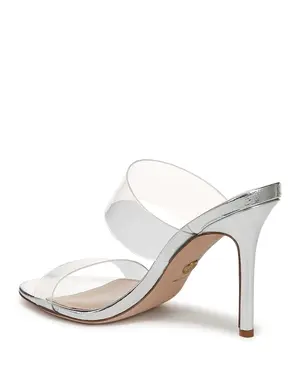 Veronica Beard Asha High Heel Sandals - Silver
