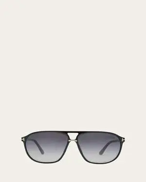 TOM FORD Bruce Acetate Square Sunglasses