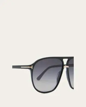 TOM FORD Bruce Acetate Square Sunglasses