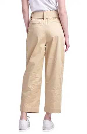 English Factory Belted Pleated Pants - Tan