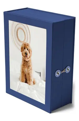 SAVOR Story Vault Keepsake Box - Blue/ Coral