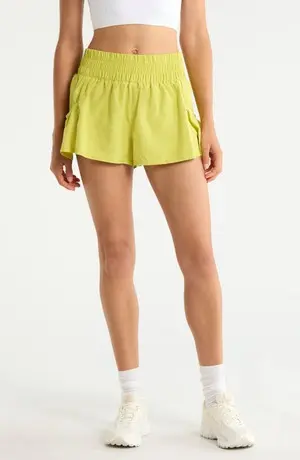 Free People Get Your Flirt On Shorts - Honeydew