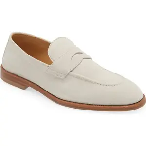 Brunello Cucinelli Suede Penny Loafer - C8291 Lamb