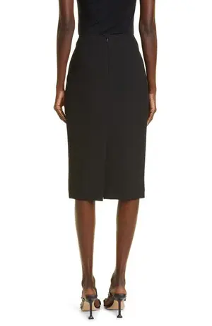 St. John Stretch Crepe Skirt