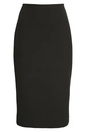 St. John Stretch Crepe Skirt