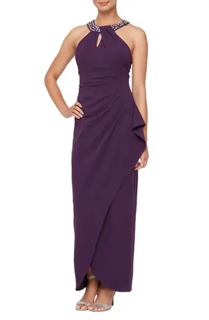 Sl Fashions Ruffled Evening Dresses