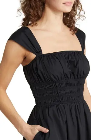 Chelsea28 Smocked Waist Midi Dress