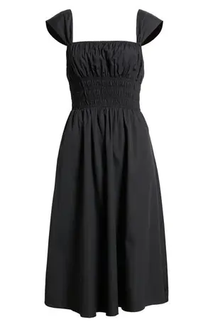 Chelsea28 Smocked Waist Midi Dress