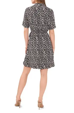 Chaus Floral Print Wrap Dress