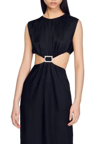 Sandro Plaza Cutout Dress