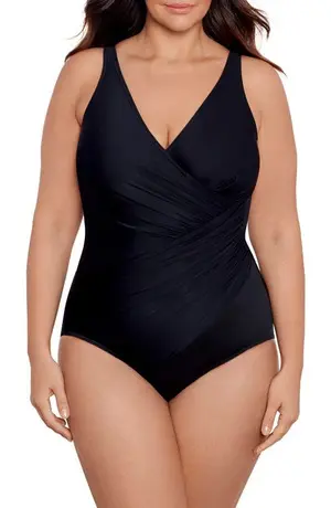 Miraclesuit Miraclesuit® Oceanus One-Piece Swimsuit Black