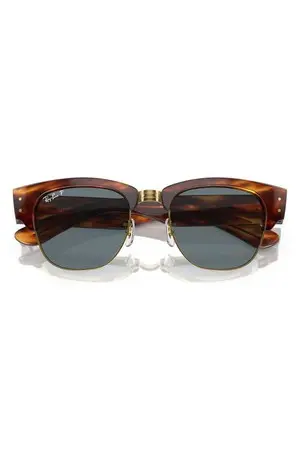 Ray-ban Mega Clubmaster 53mm Polarized Transition Square Sunglasses