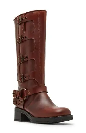 Steve Madden Rocky Boots - Cognac Leather