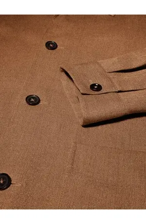 Zegna Silk & Linen Blend Chore Jacket