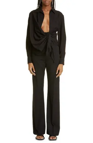 Jacquemus Bahia Open Drape Shirt