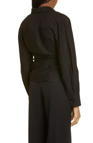 Jacquemus Bahia Open Drape Shirt