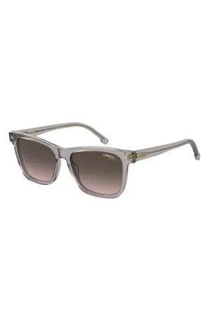 Carrera Eyewear 54mm Rectangular Sunglasses - Grey/ Brown Gradient