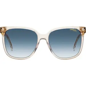 Carrera Eyewear Carrera Eyewear Rectangular Sunglasses Beige/blue Shaded