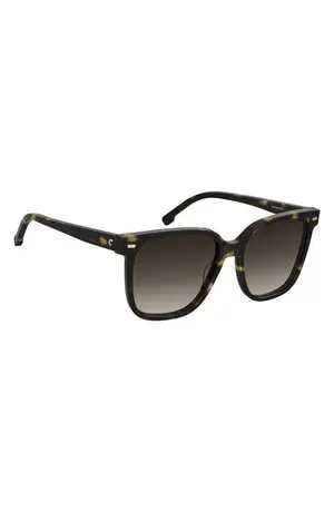 Carrera Eyewear Rectangular Sunglasses - Havana/brown Gradient