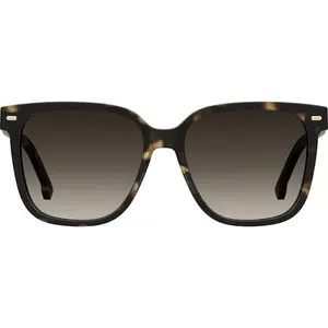 Carrera Eyewear Rectangular Sunglasses - Havana/brown Gradient