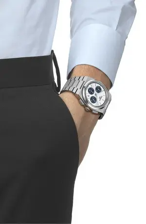 TISSOT Prx Chronograph Bracelet Watch - Grey