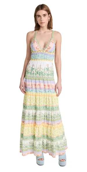 womens maternity maxi dress Belva | Cream Round-Neck Maternity Maxi Dress With Cape Detail
