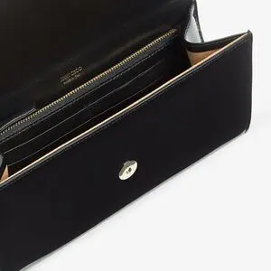 JIMMY CHOO Emmie Patent Leather Clutch - Black