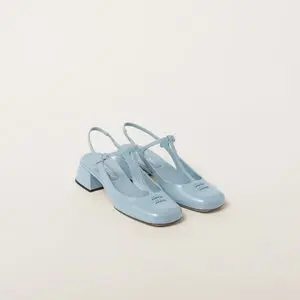 Miu Miu Patent Leather Slingback Pumps