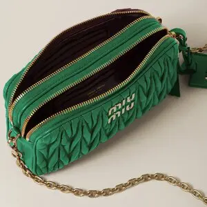 Miu Miu Matelassé Nappa Leather Mini-bag