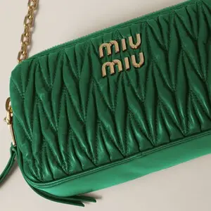 Miu Miu Matelassé Nappa Leather Mini-bag