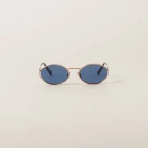 Miu Miu Logo Sunglasses - Blue Lenses