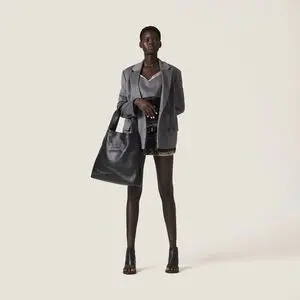 Miu Miu Leather Hobo Bag