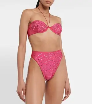 Oseree Gem Embellished Bikini Set