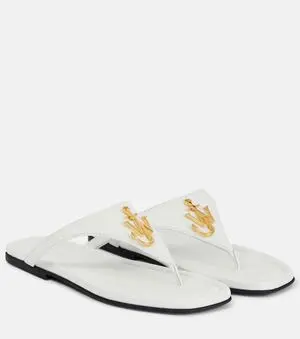 JW Anderson Leather Thong Sandals